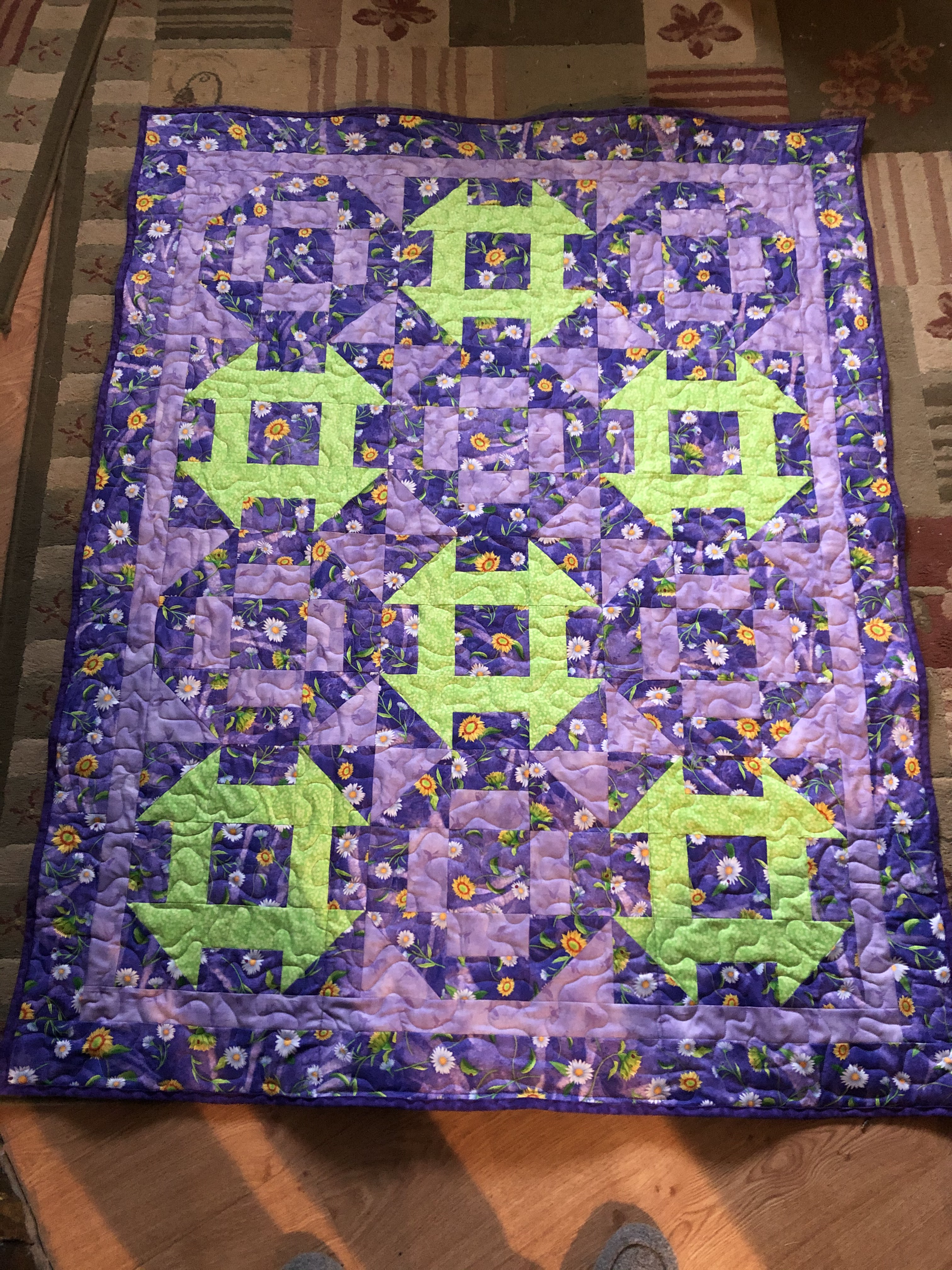 Holiday Seclusion Mystery Quilt Results | Quilting Gail