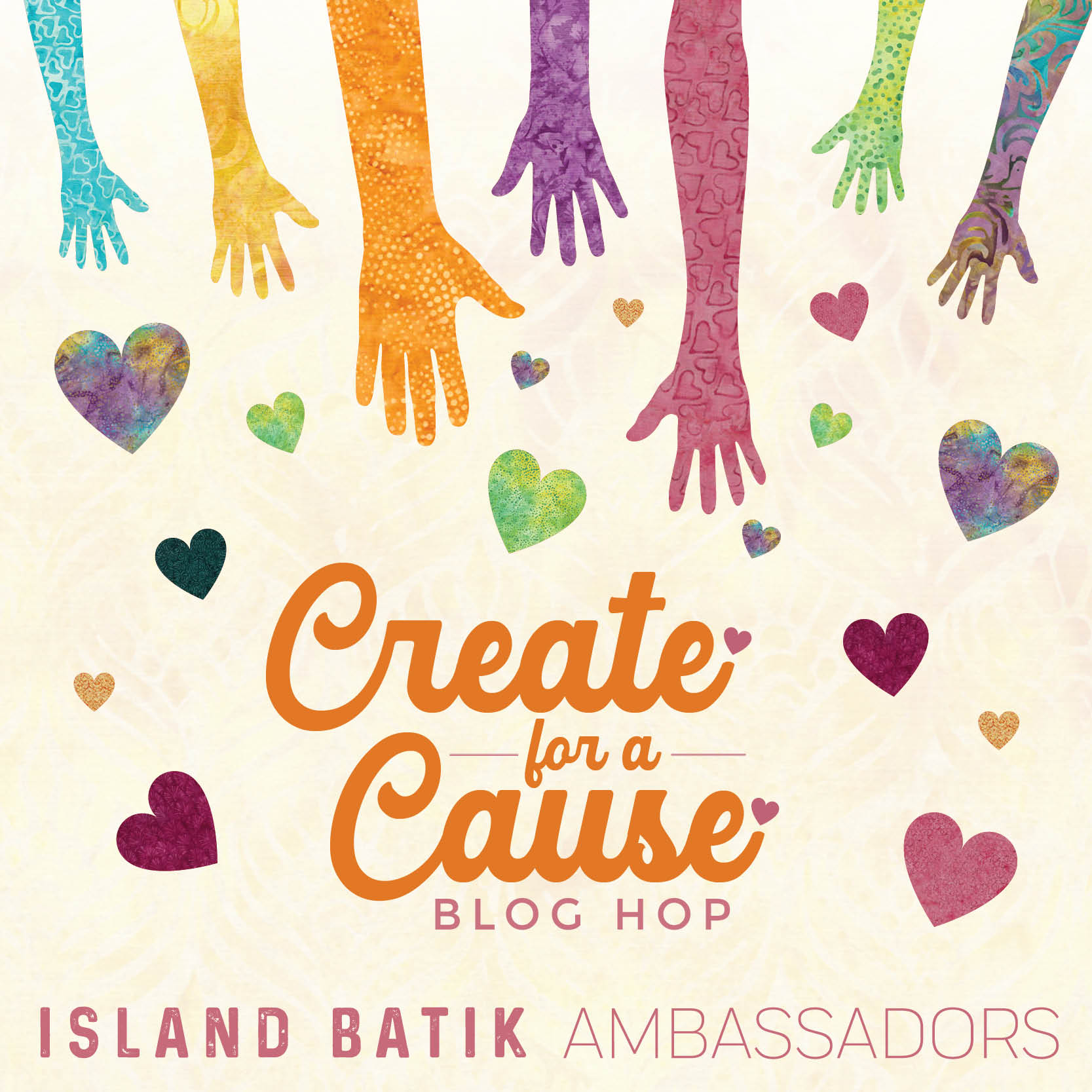 Create for a Cause Island Batik Blog Hop | Quilting Gail